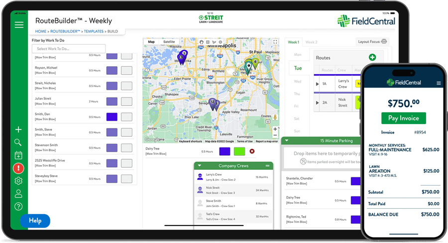 RouteBuilder™: Lawn Care Routing Software
